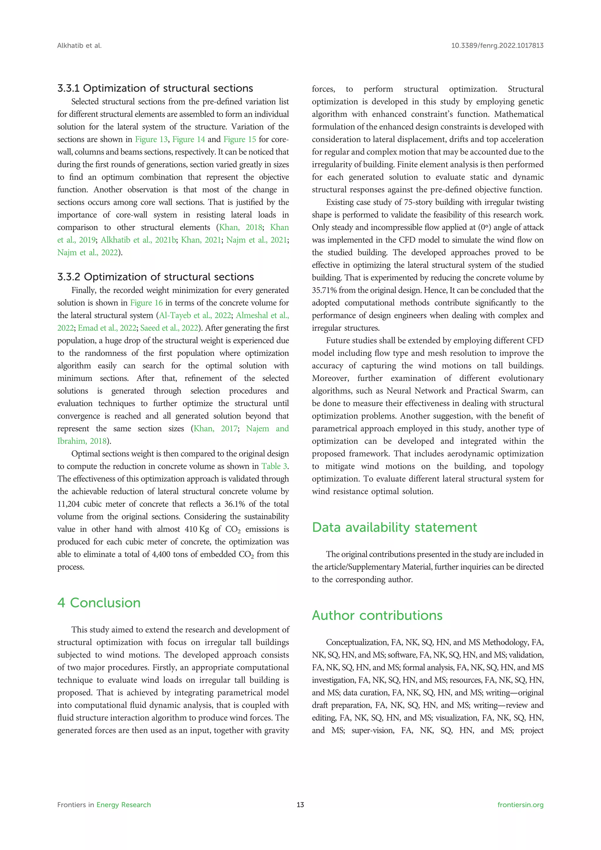Wind-resistant structural optimization of irregular tall building using ...