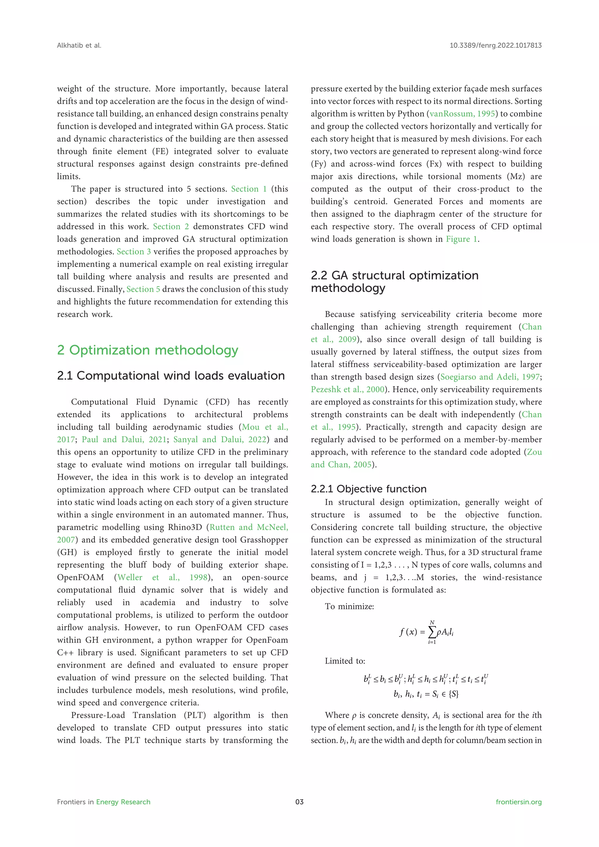 Wind-resistant structural optimization of irregular tall building using ...
