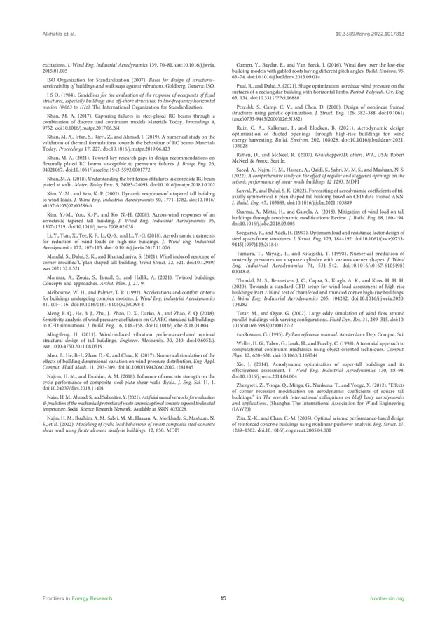 Wind-resistant structural optimization of irregular tall building using ...
