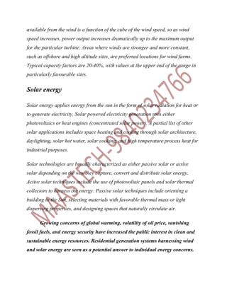 POWER SYSTEMS PROJECTS ABSTRACT-Wind solar energy -hybrid power ...