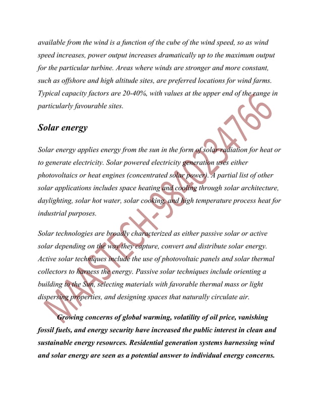 POWER SYSTEMS PROJECTS ABSTRACT-Wind solar energy -hybrid power ...