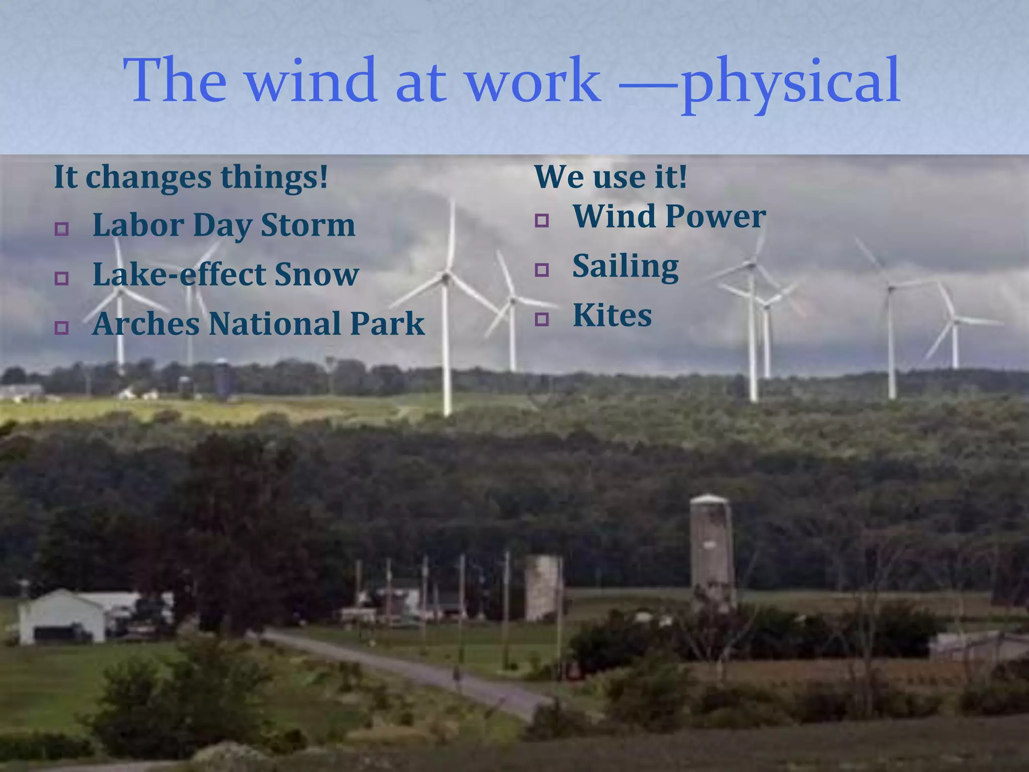 Wind and God’s power | PPTX
