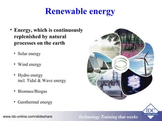 Wind and Solar Power - Renewable Energy Technologies | PPT