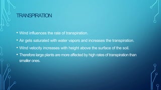 Wind as an ecological factor | PDF