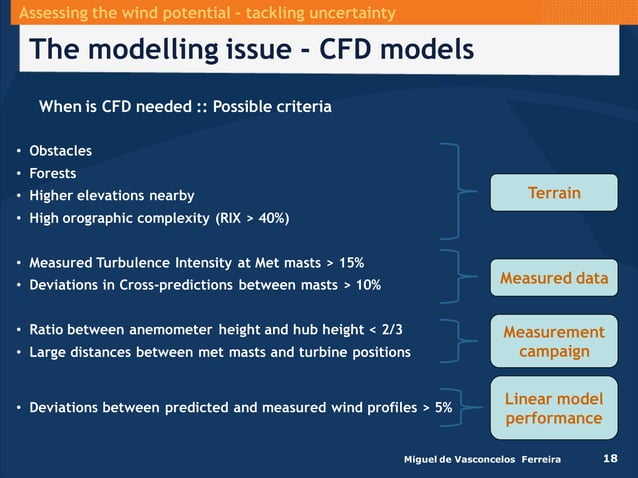 Wind assessment: tackling uncertainty | PPT