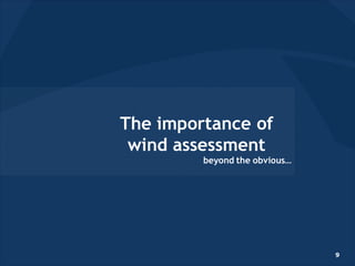 Wind assessment: tackling uncertainty | PPT
