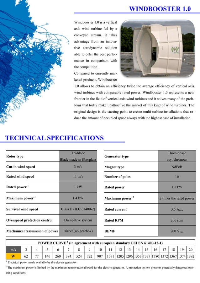 Windbooster system - brochure rev.2 (en) | PDF