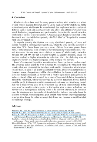 Windbreak design winderosion | PDF