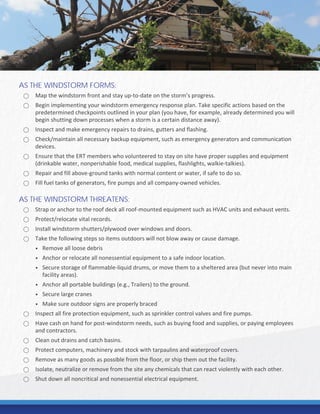 Hurricane Prep - Wind Checklist | PDF