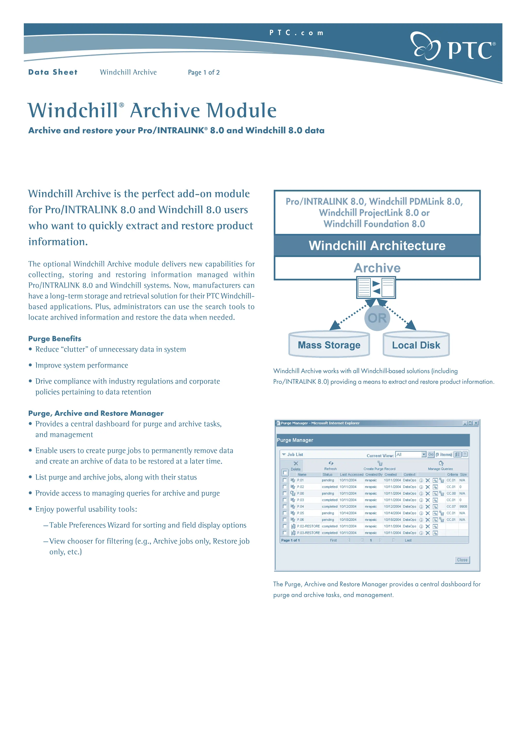 Windchill Archive - Secure Data Management for Efficient Product ...