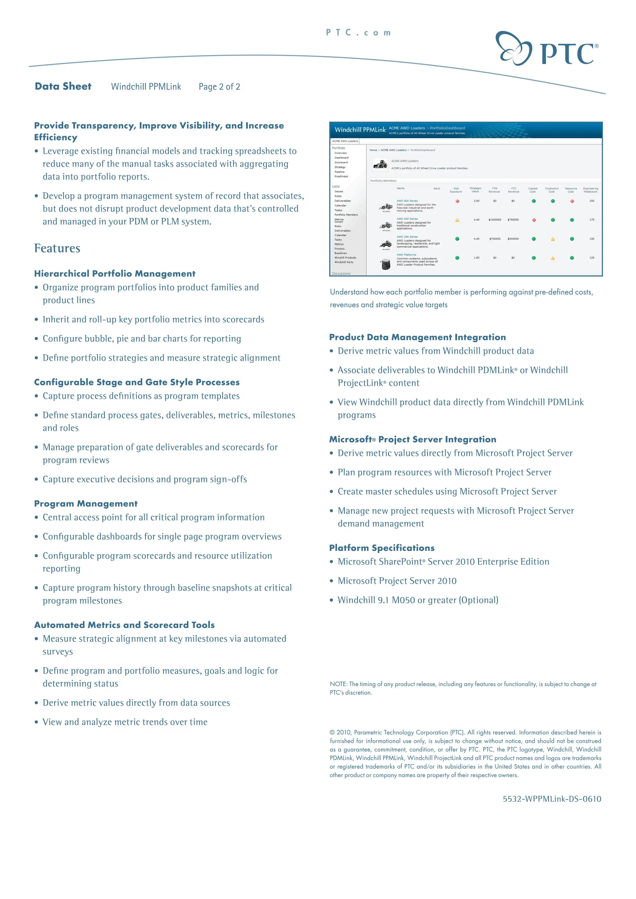 Windchill PPMLink - Streamline Project Portfolio Management.pdf