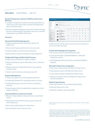 Windchill PPMLink - Streamline Project Portfolio Management.pdf