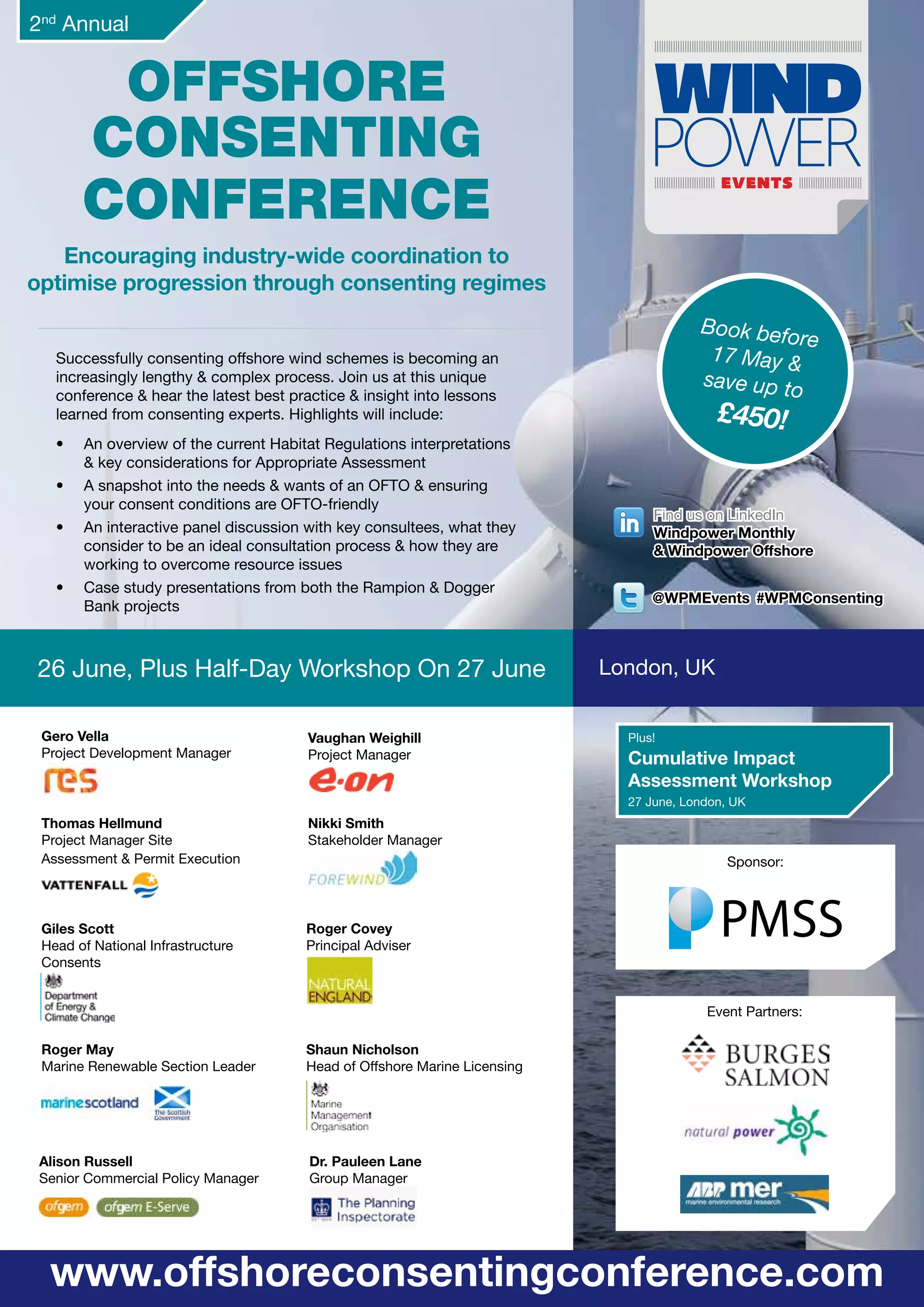 Windpower Monthly Offshore Consenting Conference Brochure | PDF