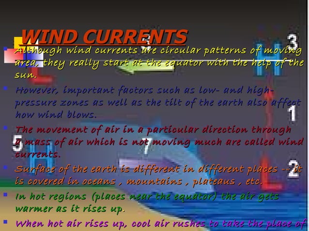 Wind currents | PPT