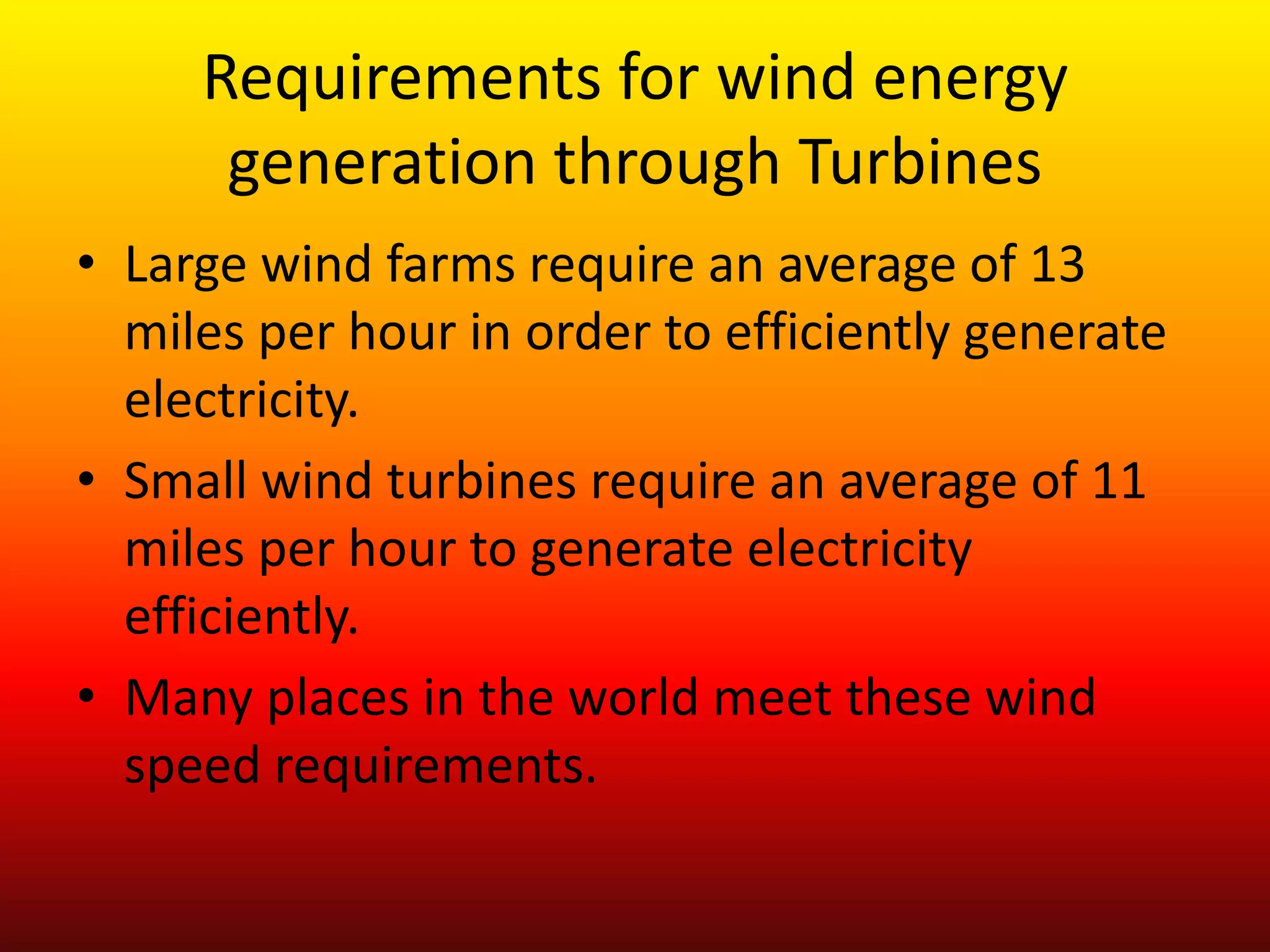 Wind energy | PPTX