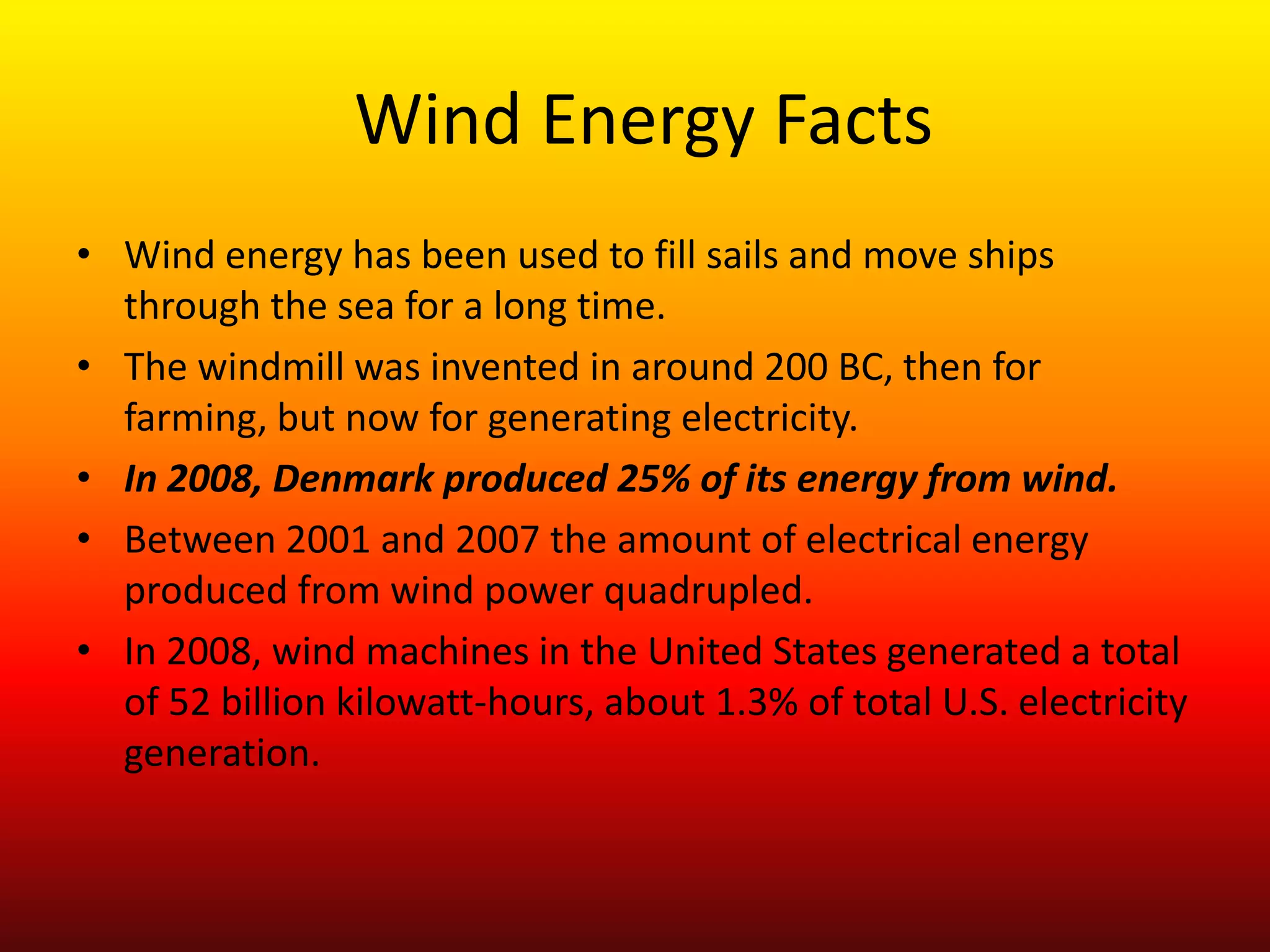 Wind energy | PPTX