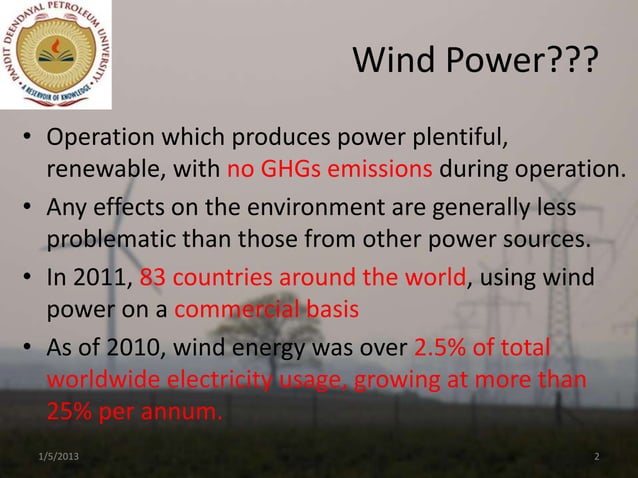 Wind Energy | PPT
