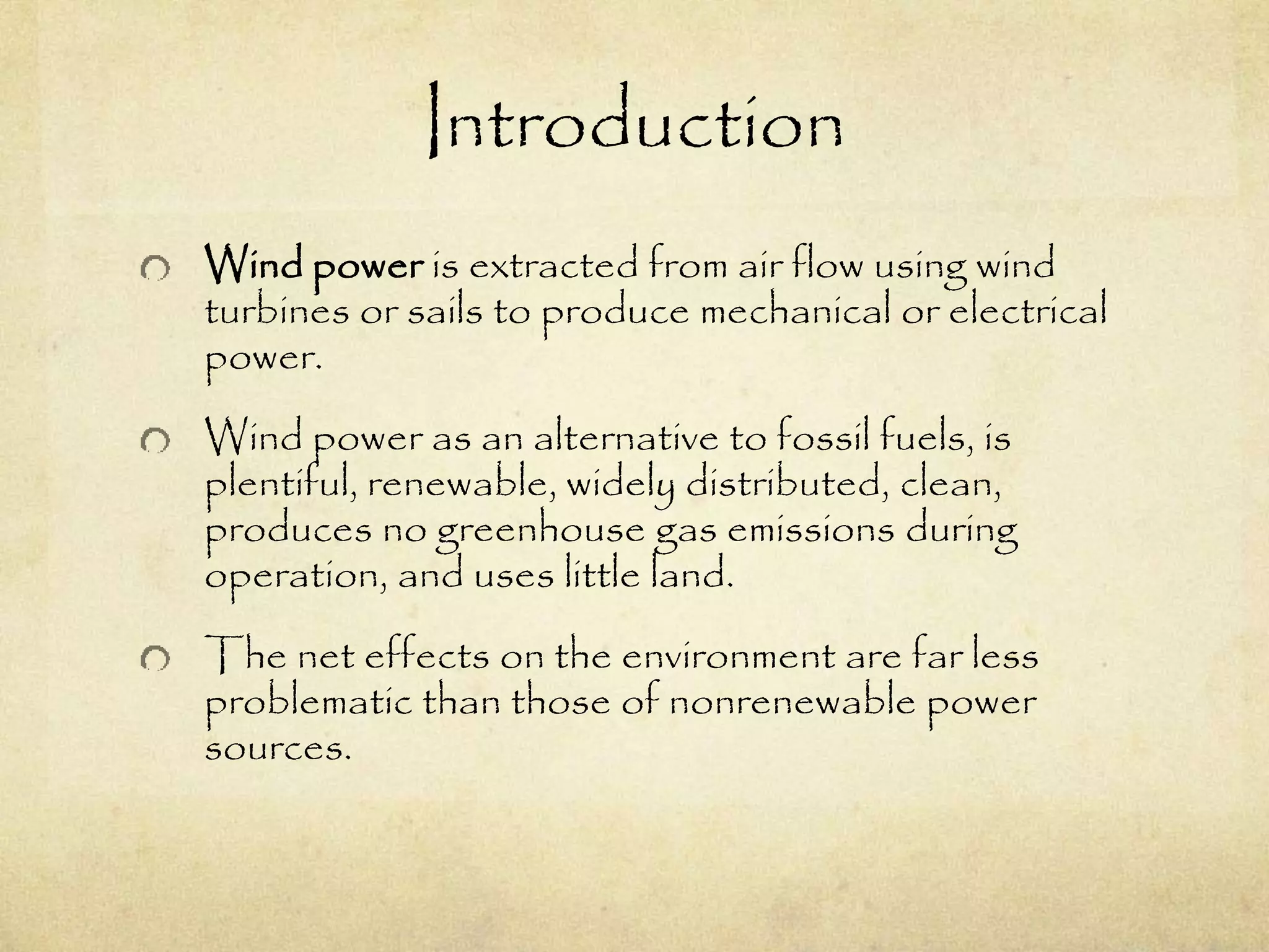 Wind energy | PPTX
