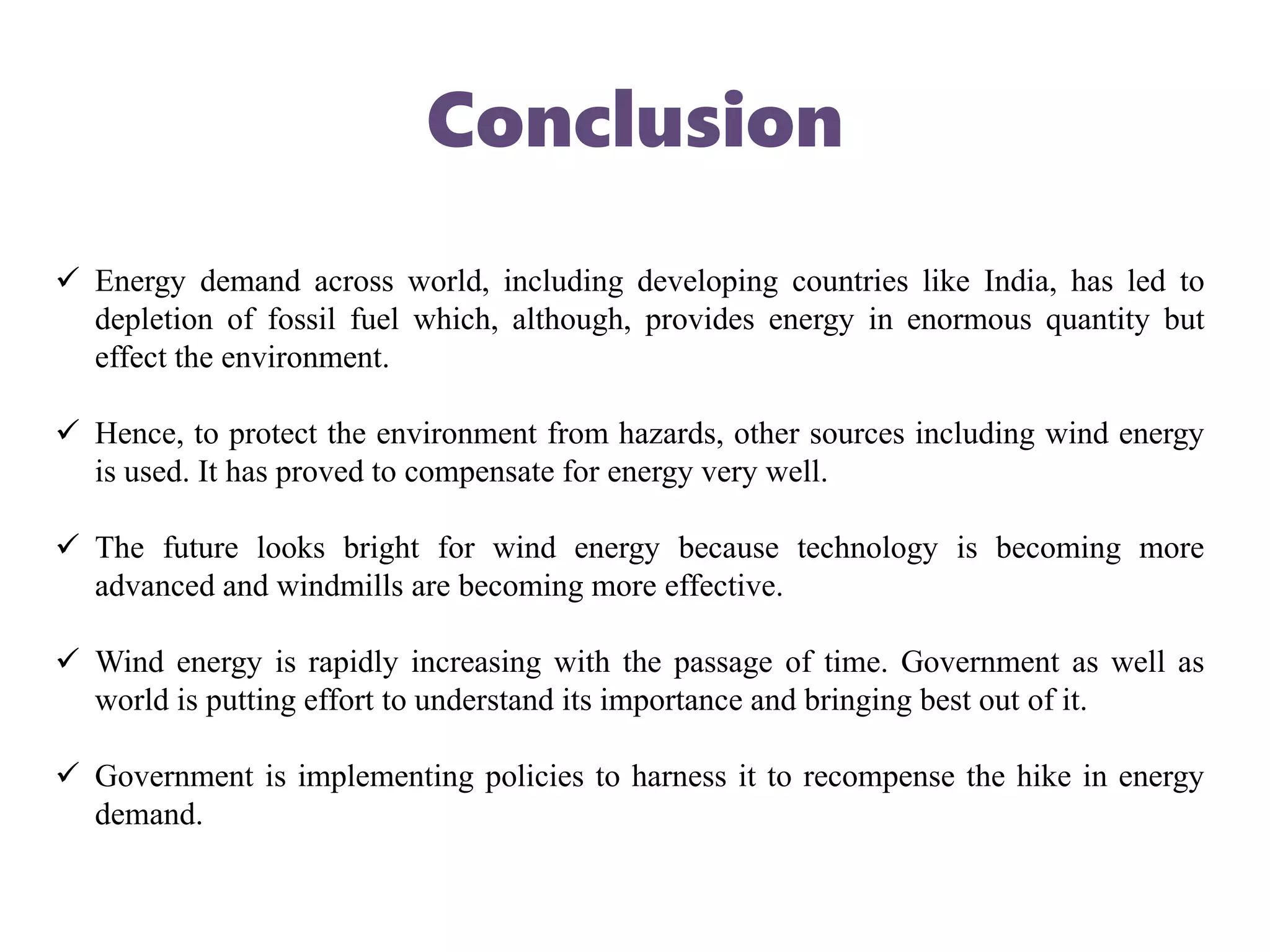 Wind energy | PPTX
