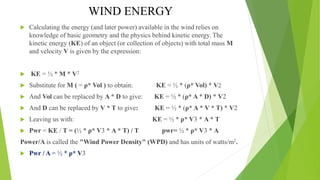 Wind energy | PPTX