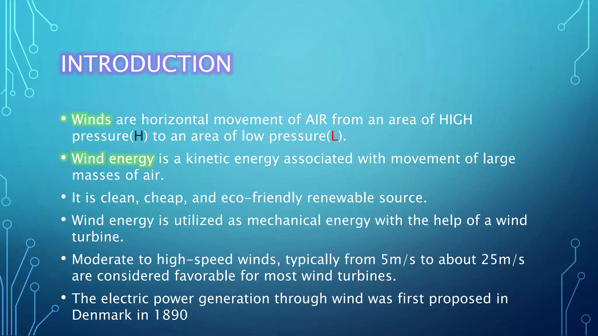 Wind energy | PPTX