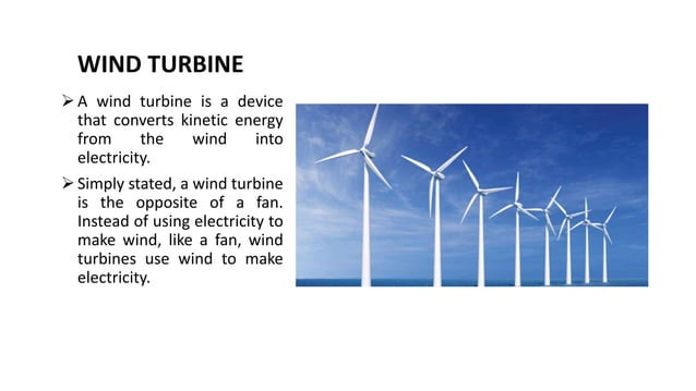 Wind energy | PPTX