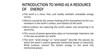 Wind energy | PPTX