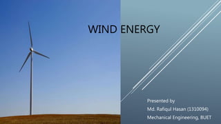 Wind energy | PPT