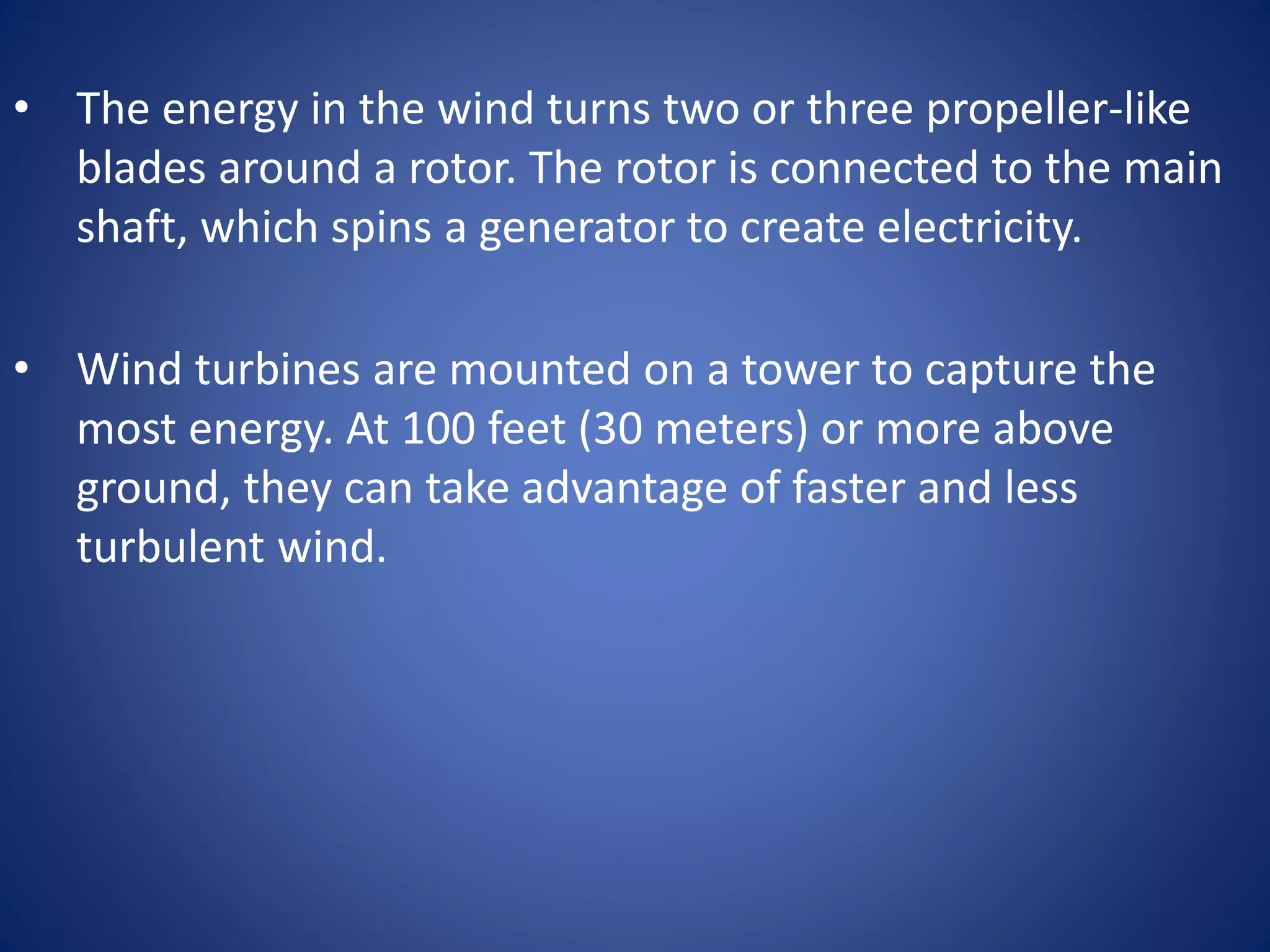 Wind energy | PPTX