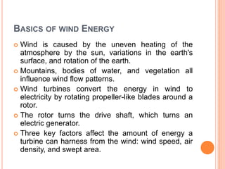 Wind energy | PPTX