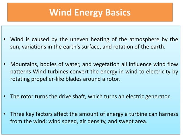 Wind energy | PPT