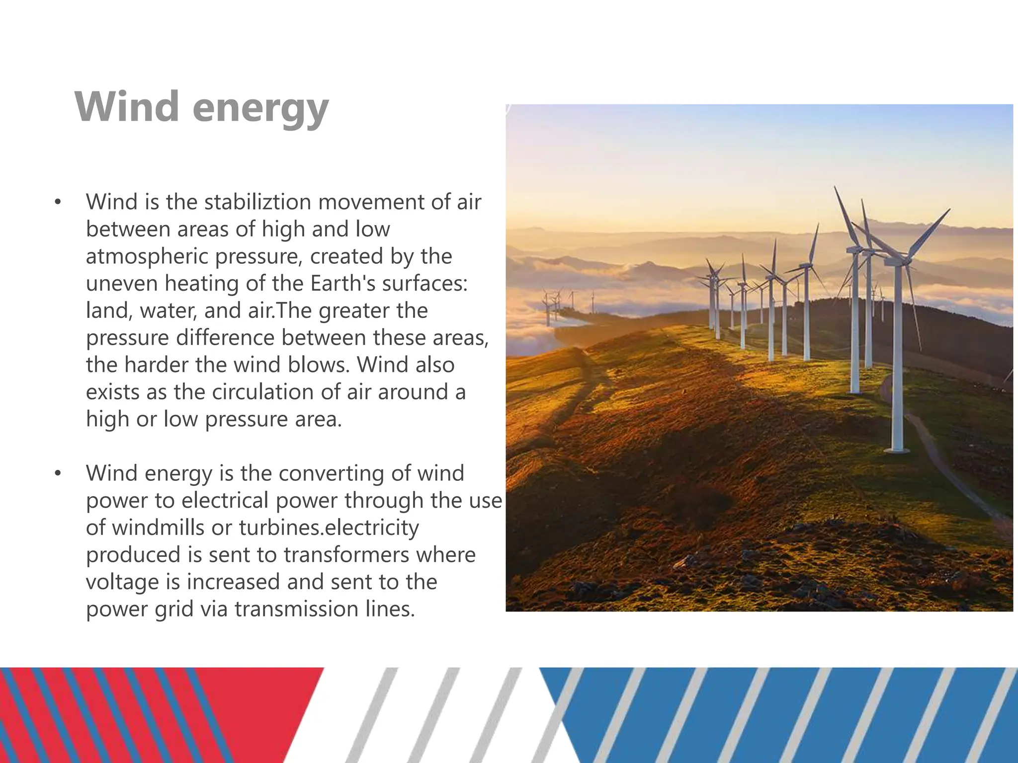 WIND ENERGY,advantages and disadvantages, global energy scenario | PPT