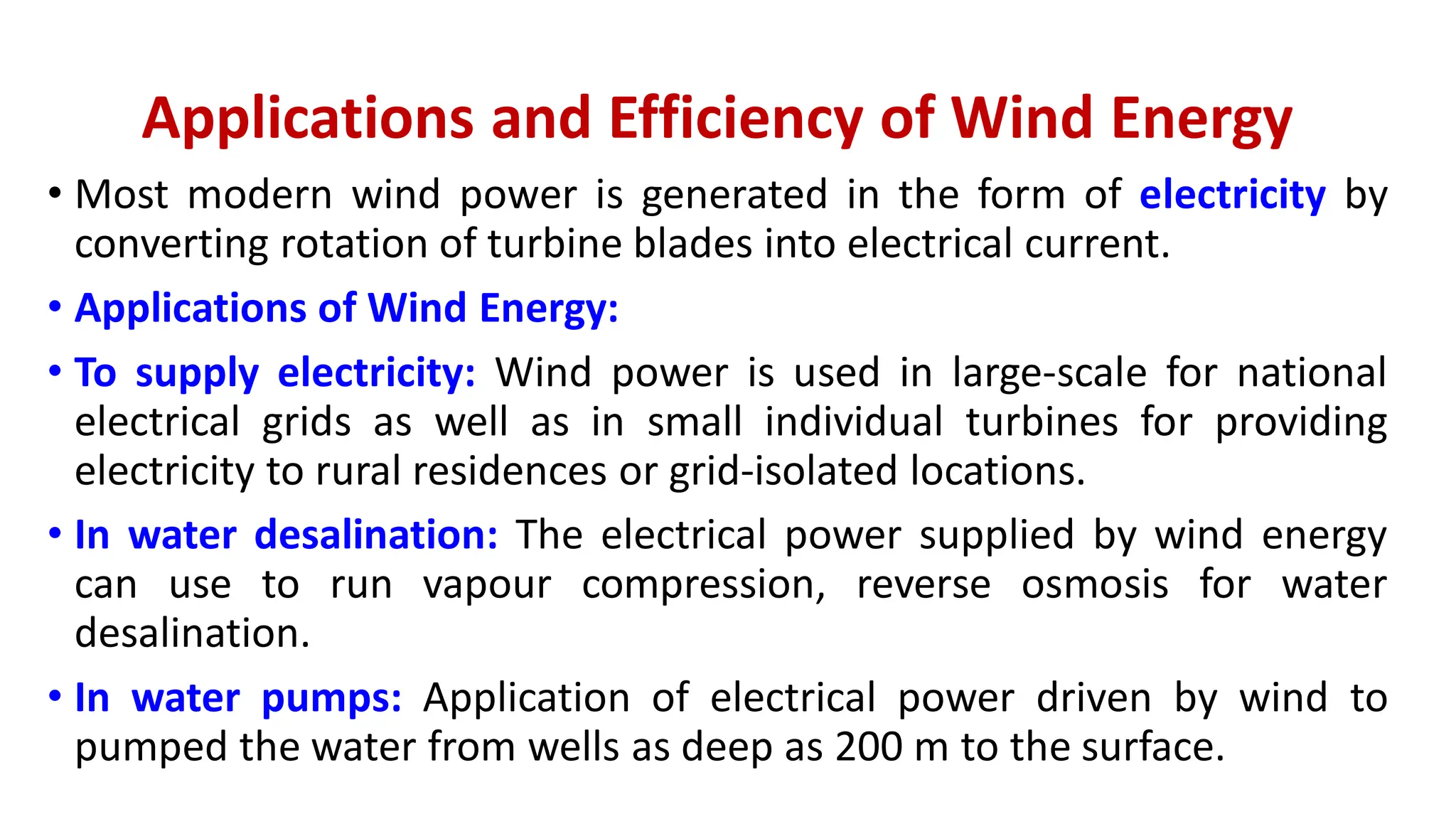 Wind Energy definition and application tec | PDF
