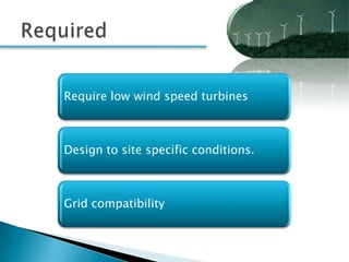 Wind energy its potential in india | PPTX