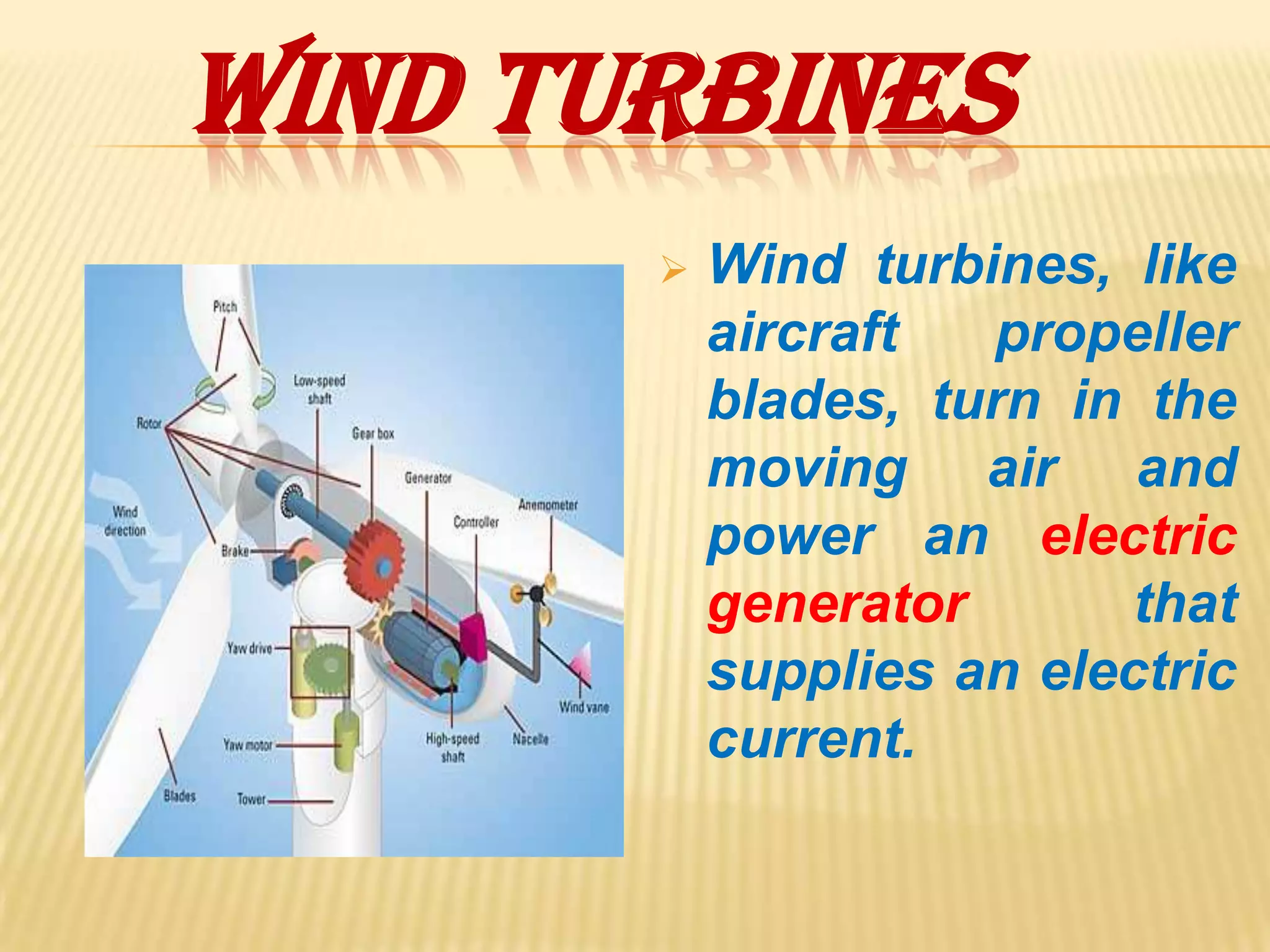 Wind energy basics | PPTX