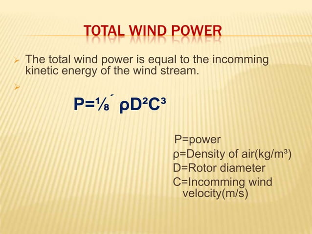 Wind energy basics | PPTX | Power and Energy Industry | Industries