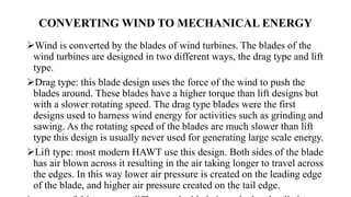 Wind energy & bio mass iii | PPTX