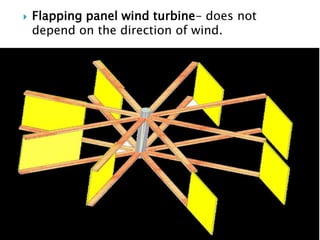 Flapping Panel Wind Turbine