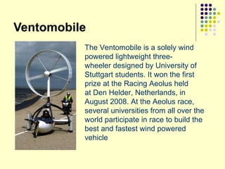Wind energy car | PPT
