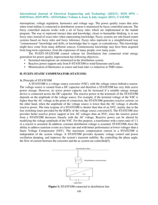 Wind energy conversion systems using fuzzy controlled statcom for power qua | PDF