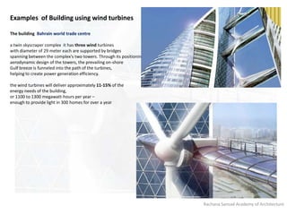 Wind energy in buildings | PPTX