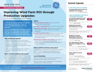 4th Annual Wind Operations and Maintenance Summit USA 2012 | PPT