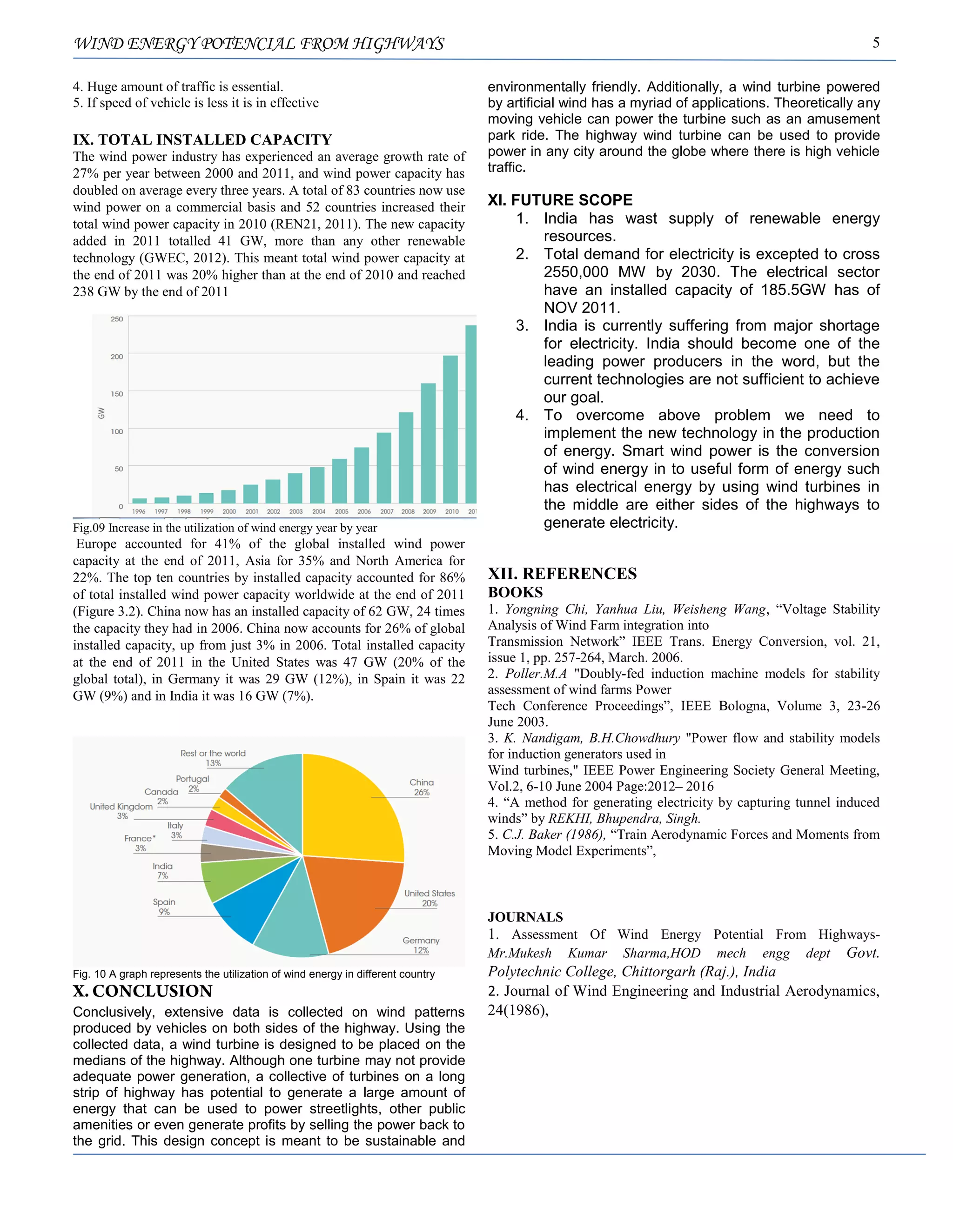 Wind energy potential from highways | PDF