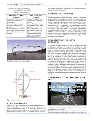Wind energy potential from highways | PDF