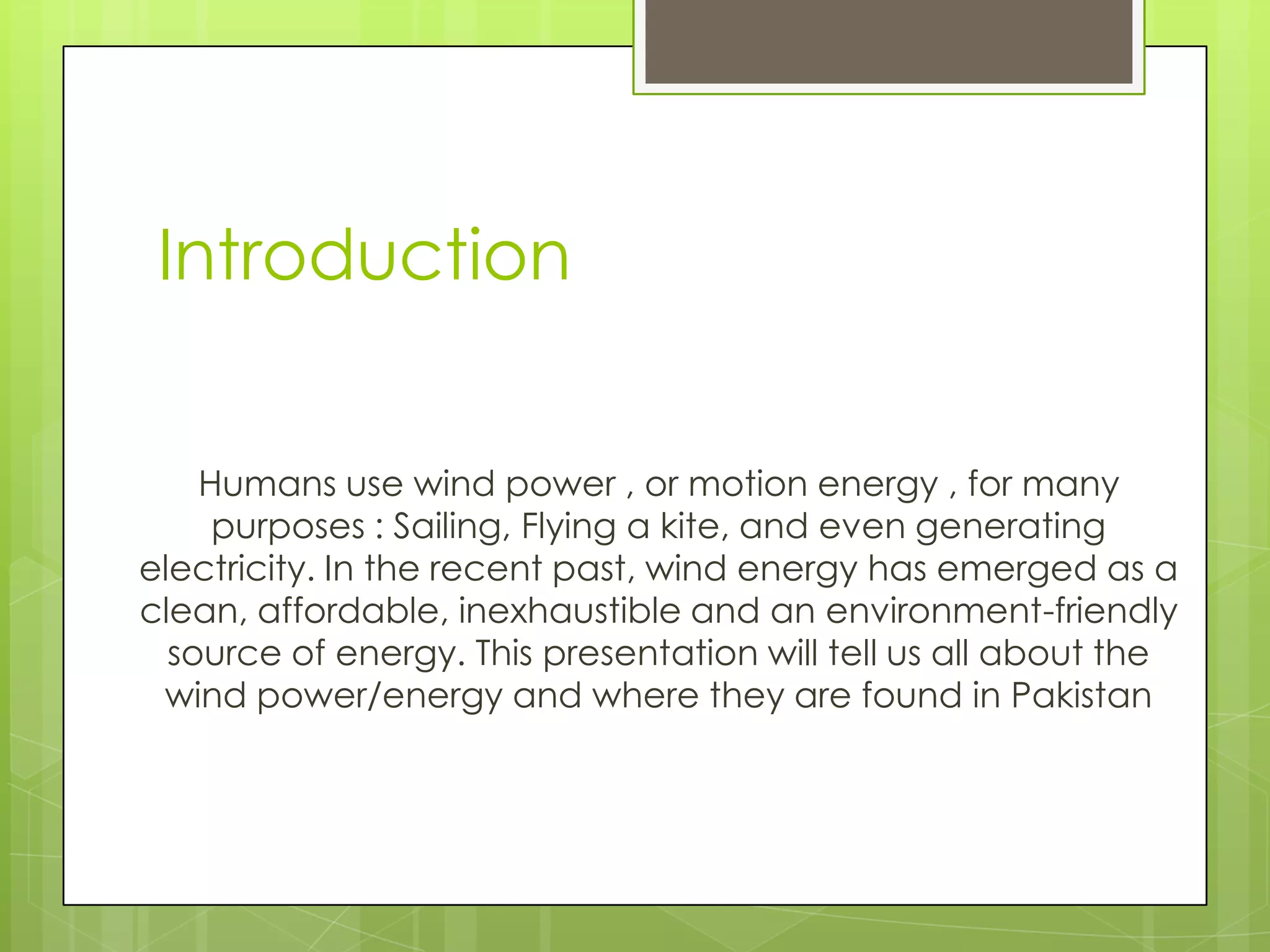 Wind energy ppp | PPTX