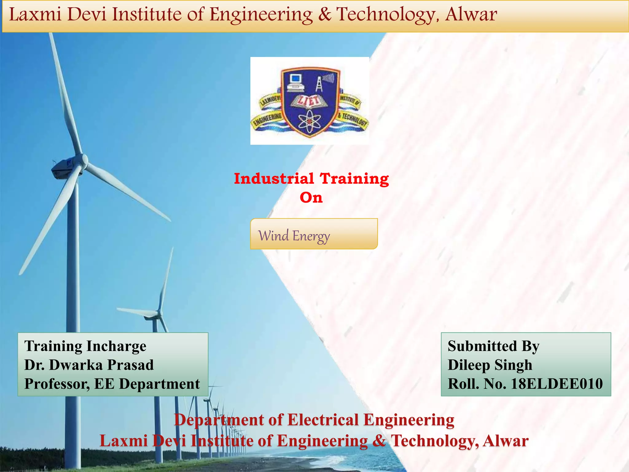 Wind Energy Presentation | PPTX