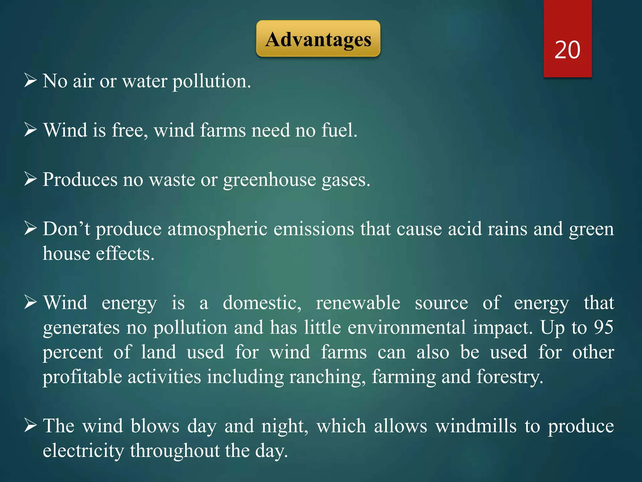 Wind Energy Presentation | PPTX