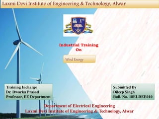 Wind Energy Presentation | PPTX