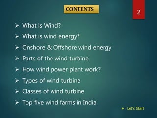 Wind Energy Presentation | PPTX