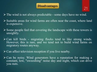 Wind Energy Presentation | PPTX